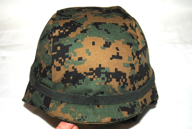 USMC PASGT LEVEL IIIA KEVLAR COMBAT HELMET - MEDIUM