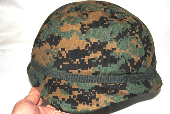 USMC PASGT LEVEL IIIA KEVLAR COMBAT HELMET - MEDIUM