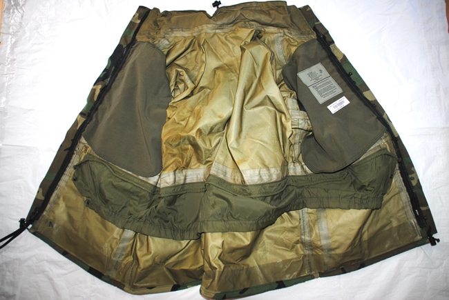 US MARINE CORPS USMC ECWCS GORE TEX COLD WEATHER WOODLAND PARKA - LARGE ...