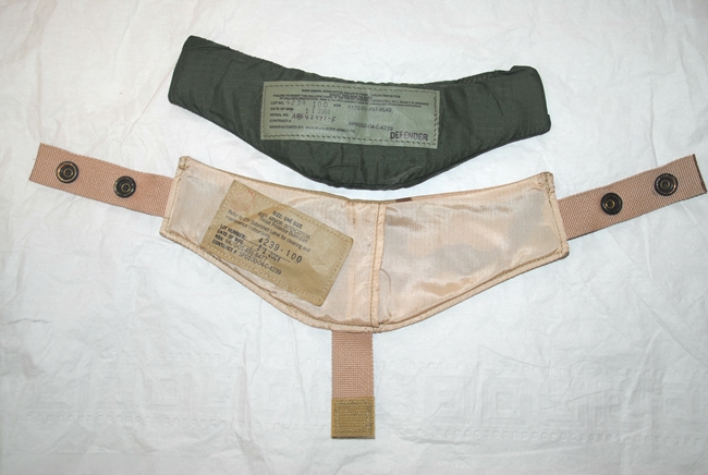 GENUINE US ARMY ISSUE DESERT BODY ARMOR THROAT PROTECTOR