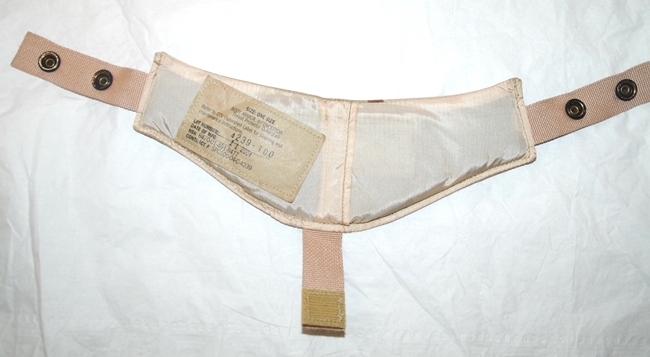 GENUINE US ARMY ISSUE DESERT BODY ARMOR THROAT PROTECTOR