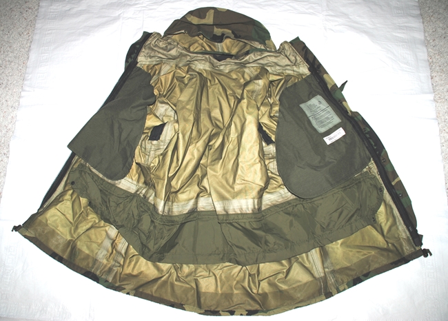USMC ECWCS GEN II GORE TEX COLD/WET WEATHER WOODLAND CAMO PARKA - LARGE REGULAR