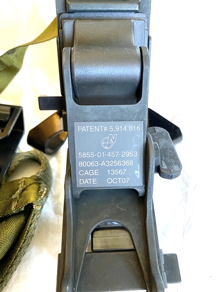 New Genuine USGI Norotos NVG Rhino Mount & Front Bracket Ratchet Strap ...