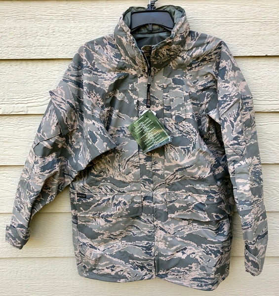 NEW GENUINE USAF APECS ABU GORE TEX TIGER STRIPE ALL PURPOSE PARKA ...